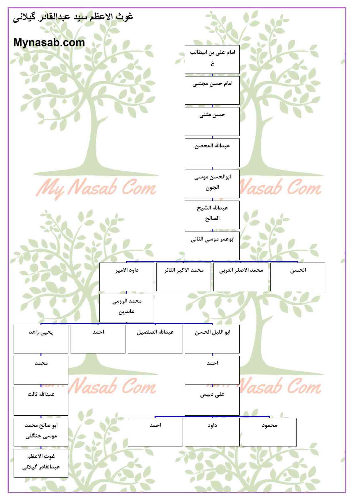 The Syed Family A brief introduction to the Syed linage (Shajra)